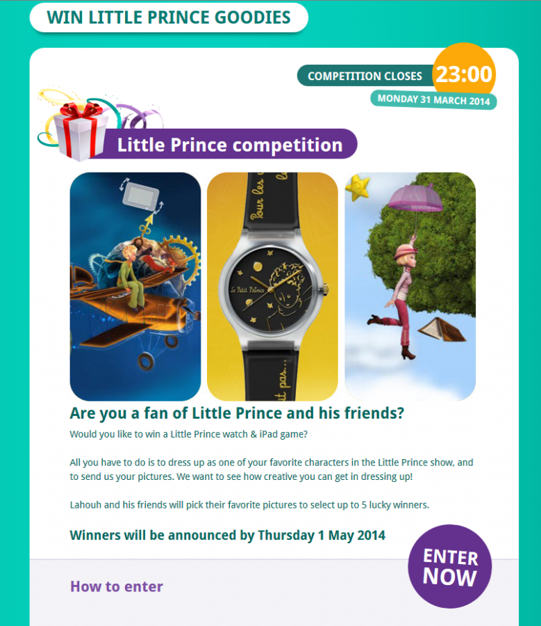 Win Little Prince goodies with Jeem TV – The Little Prince