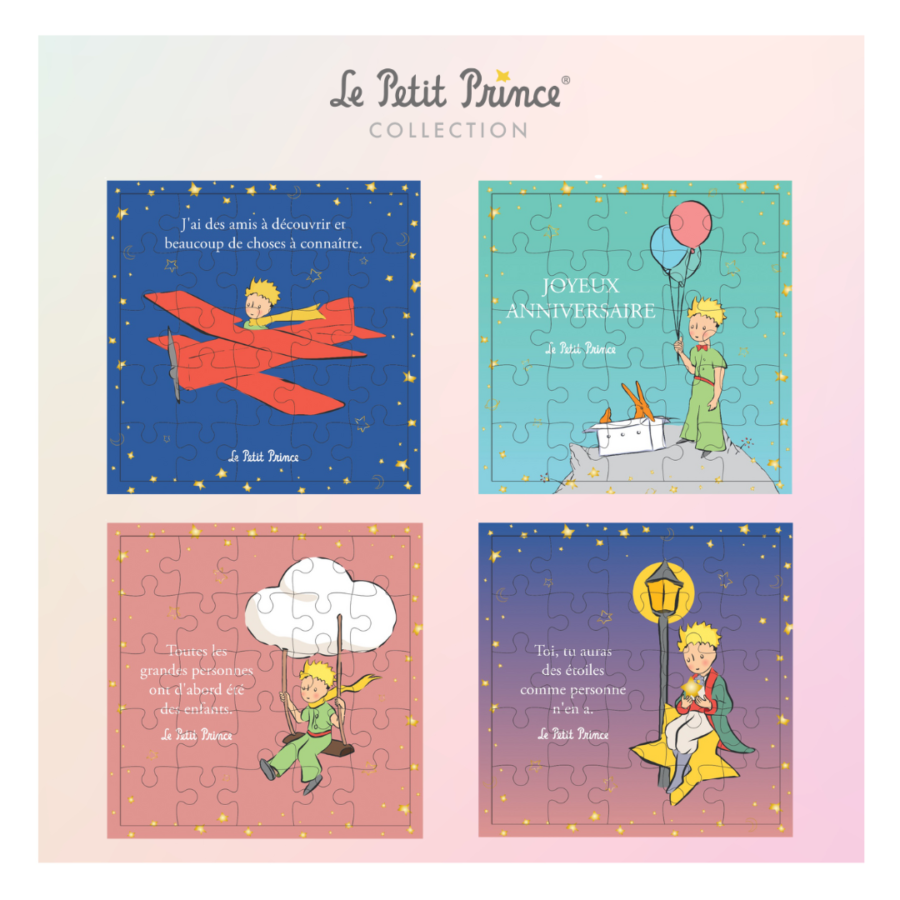 New ! Puzzle postcards The Little Prince x Kiub – The Little Prince